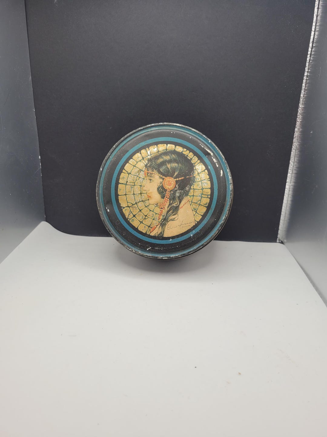 Small, Antique, Canco Tin of Gloria Swanson - Etsy