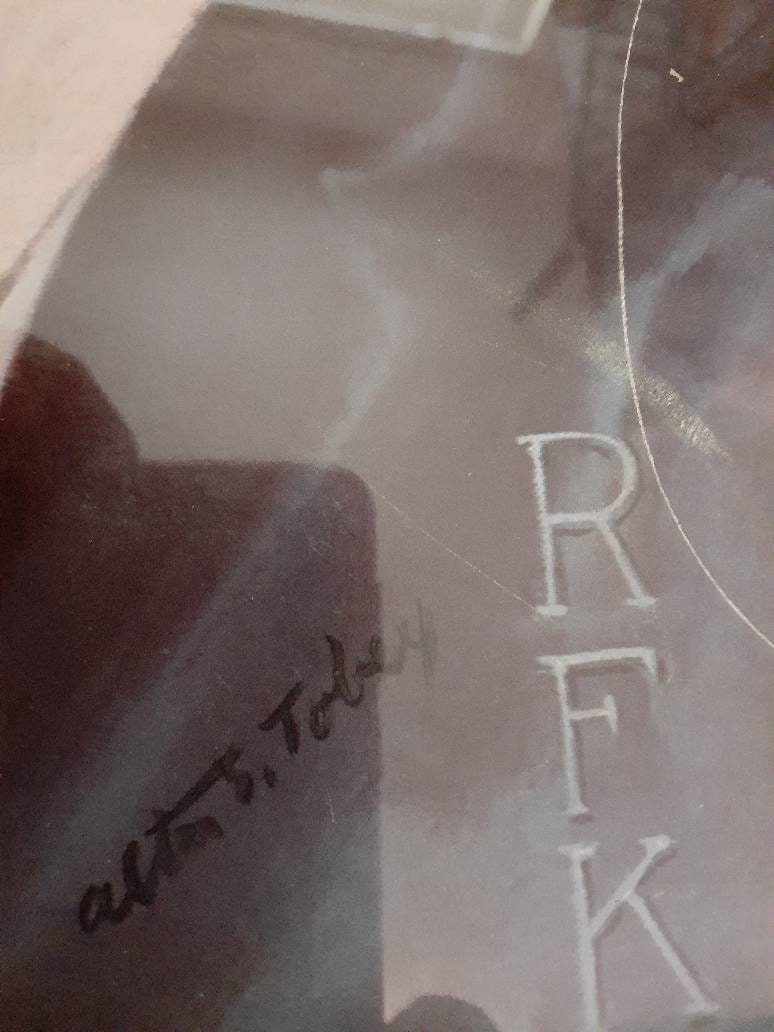 Signed and Framed Lithograph of JFK and RFK Brothers - Etsy