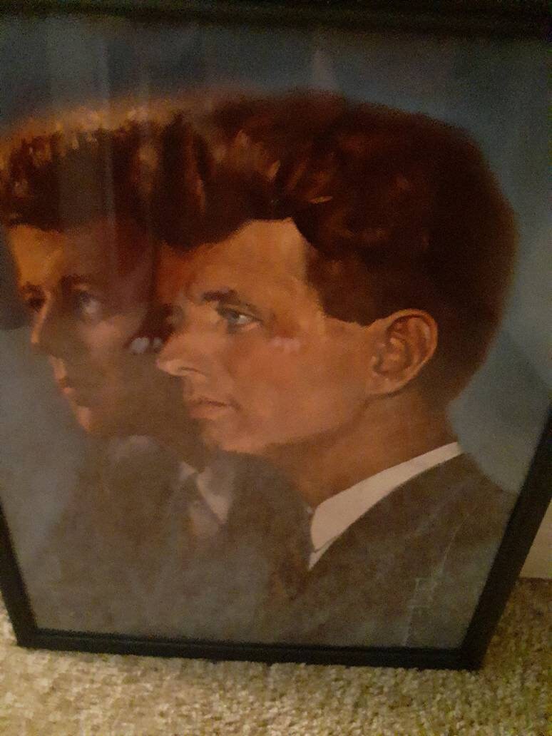 Signed and Framed Lithograph of JFK and RFK Brothers - Etsy