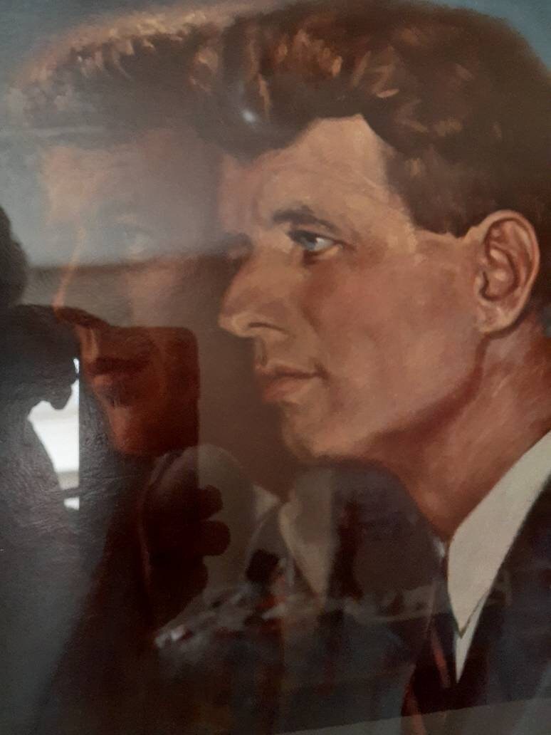 Signed and Framed Lithograph of JFK and RFK Brothers - Etsy