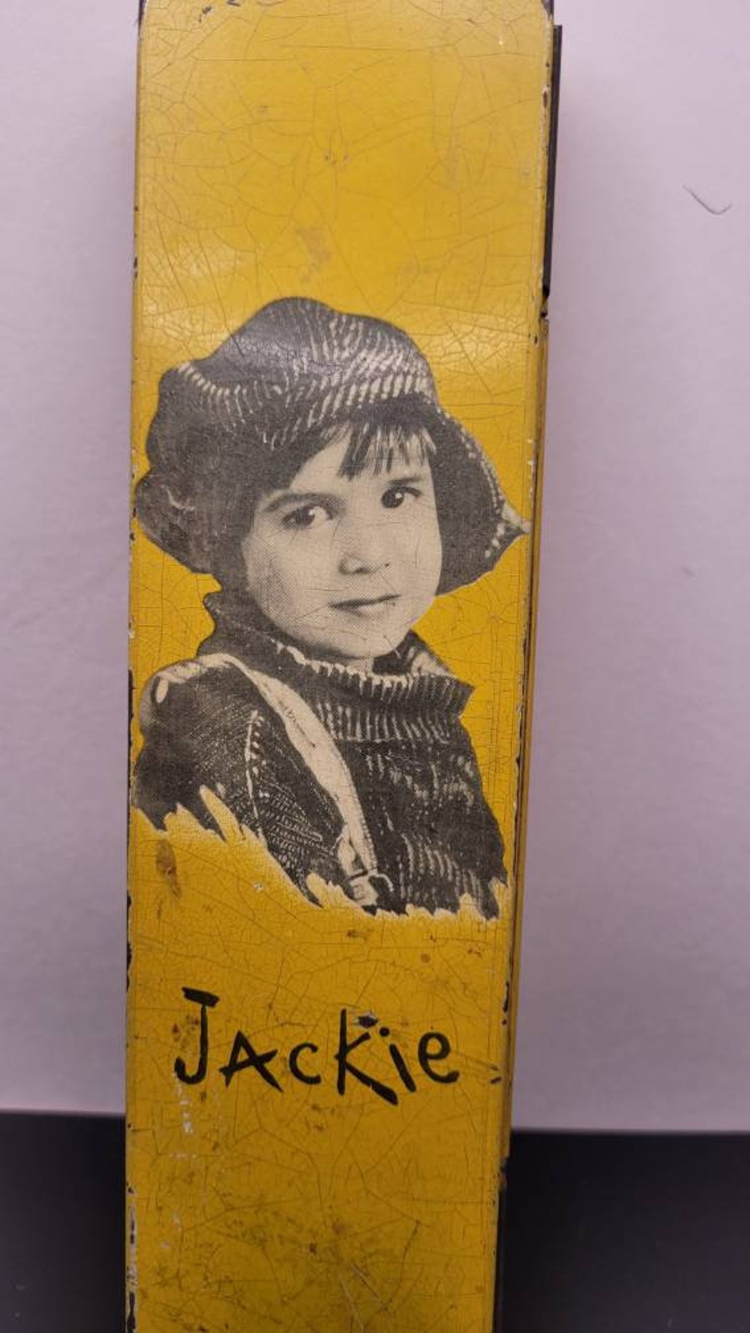 1920's, Jackie Coogan, Yellow Metal Pencil Case. - Etsy