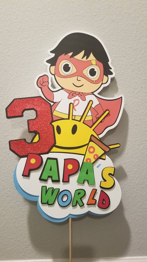 Ryan's World Cake Topper or Centerpiece - Etsy