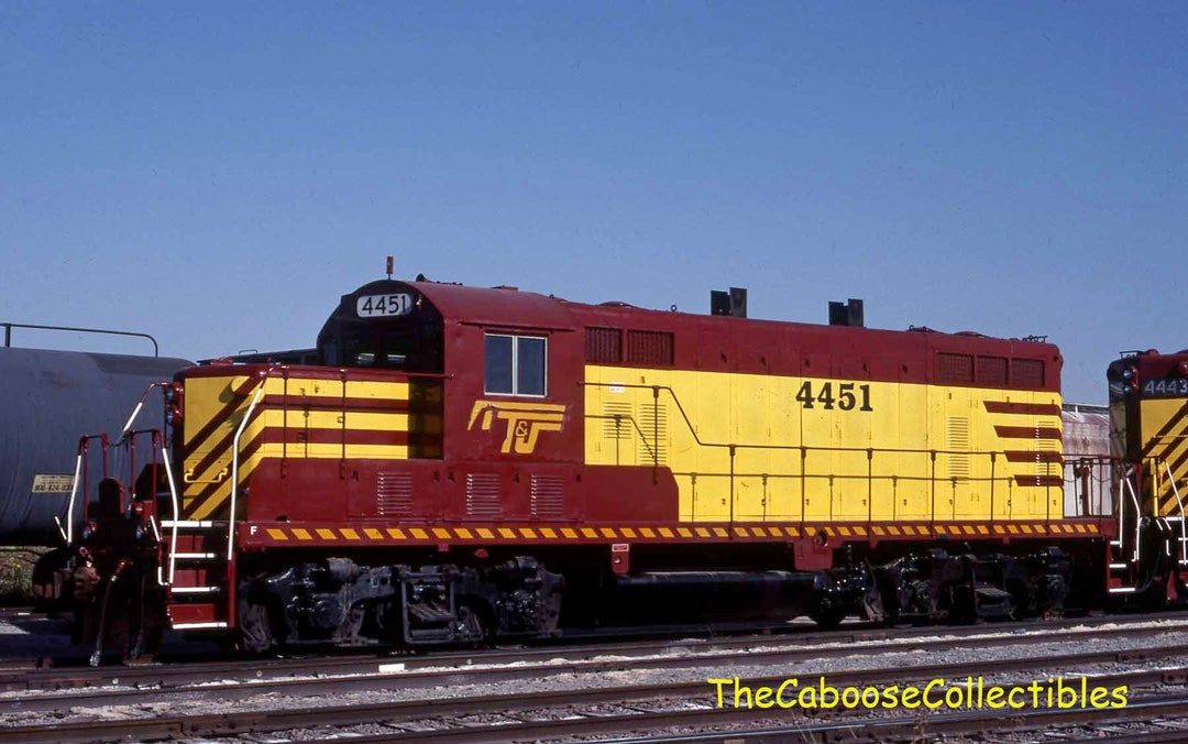Wichita Tillman & Jackson Railroad Engine 4451 Vintage Photo Slide R171 - Etsy