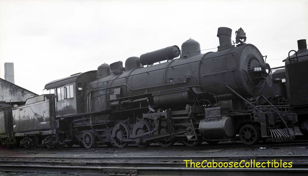 Pittsburg & Shawmut Railroad Engine 204 in Brookville PA May 1946 ...