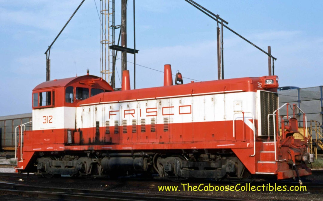 Frisco Railroad Engine 312 Switch Vintage Photo Slide r358 - Etsy
