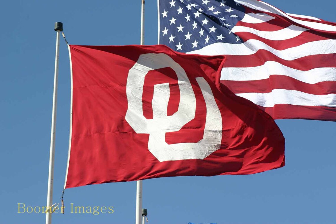 Oklahoma Sooners Flags Photo - Etsy
