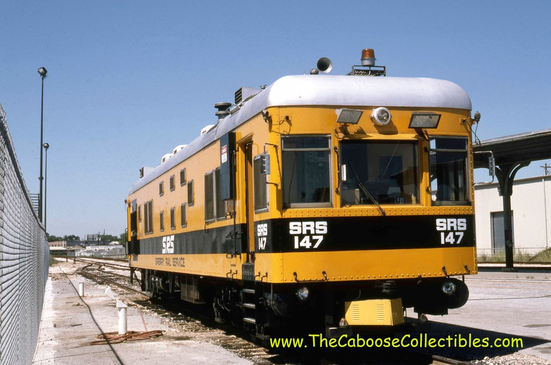 Sperry Rail Service Car 147 in Houston Texas Rare Vintage Photo Slide ...