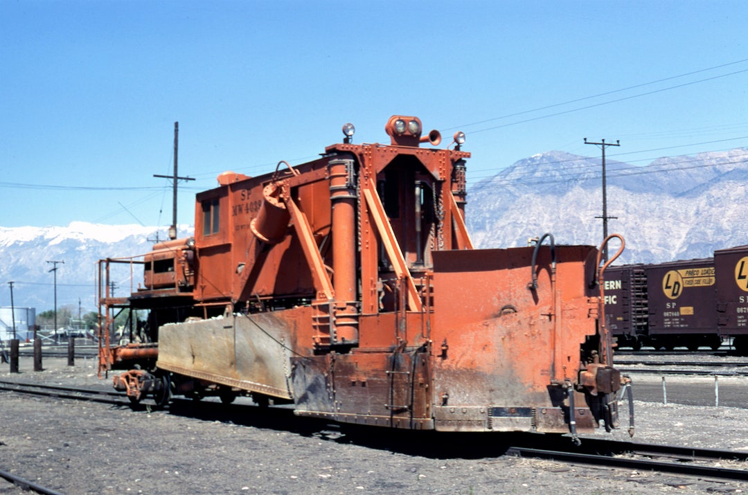 Southern Pacific Railroad Jordan Spreader in Ogden Utah May 1970 Rare ...