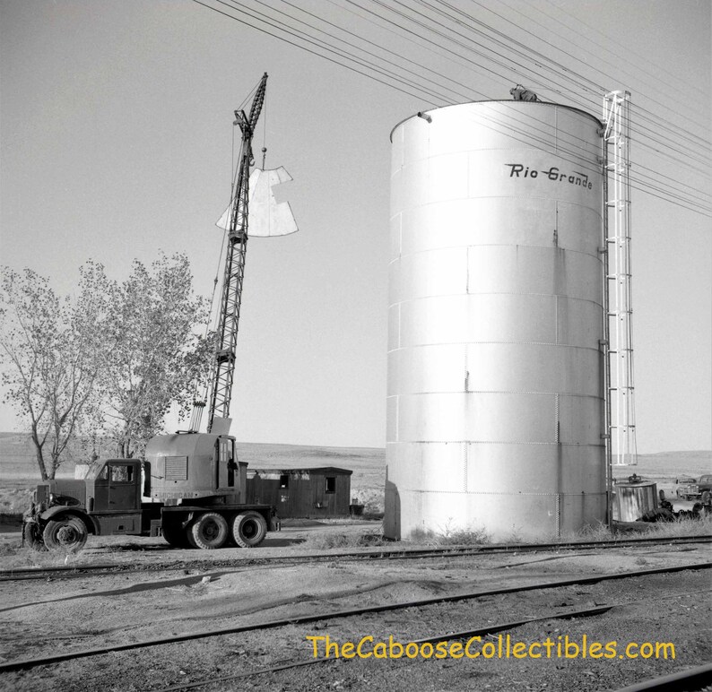 Rio Grande Railroad Water Tank Work at Cisco Utah Sep 1958 - Etsy