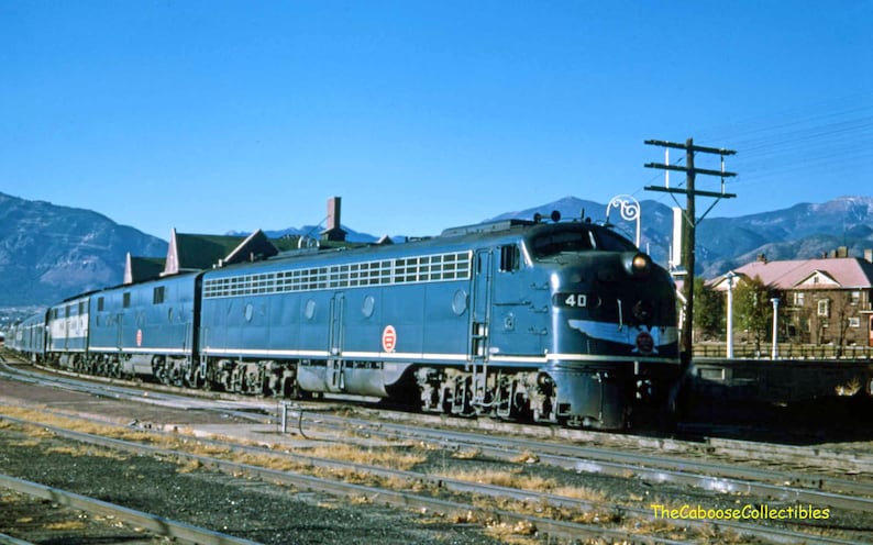 Missouri Pacific Railroad Colorado Eagle in Colorado Springs 1962 ...
