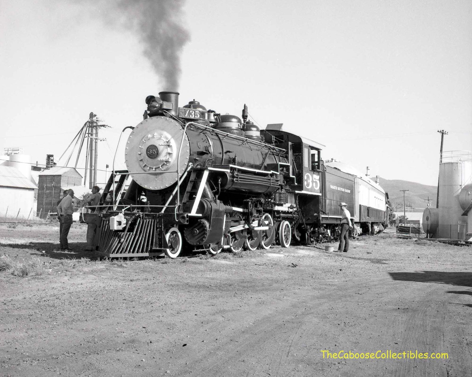 Heber Creeper Engine 14 & Train at Heber City Utah 1971 - Etsy