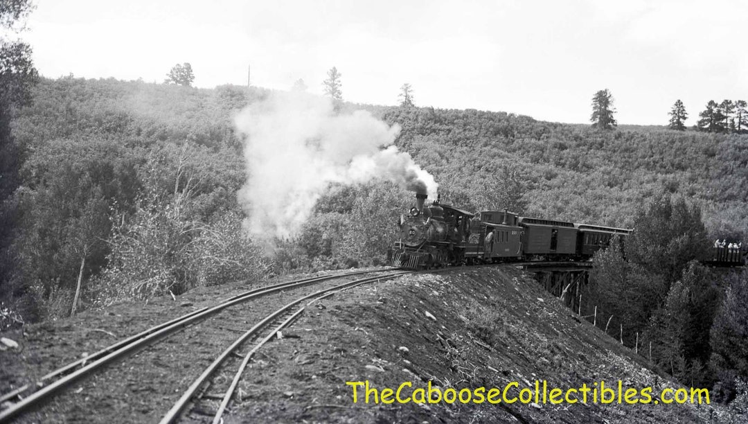 Rio Grande Southern Engine 20 Near Grady Colorado 1947 Rare Vintage ...