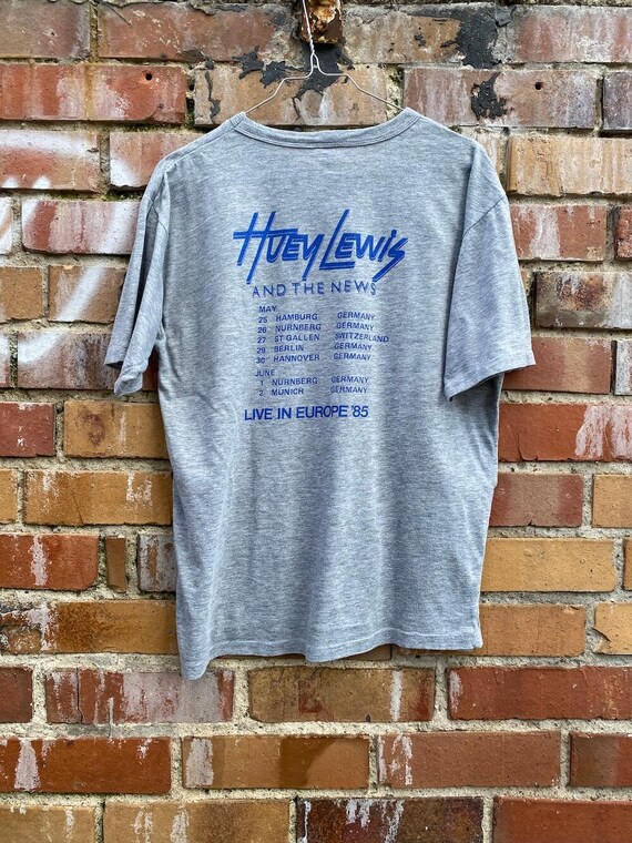 1985 Huey Lewis and the News Live in Europe Tour Vint… - Gem
