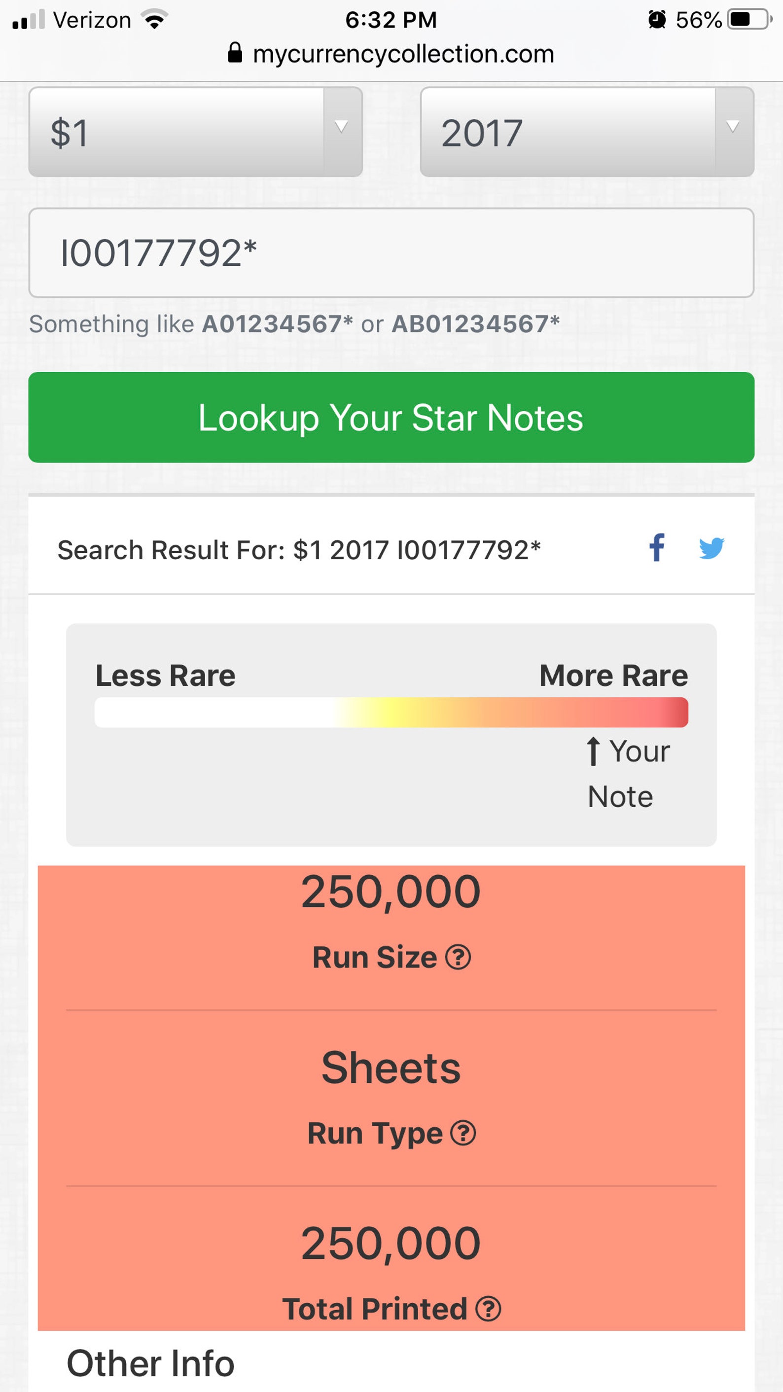 Rare Star Note Dollar Bill - Etsy