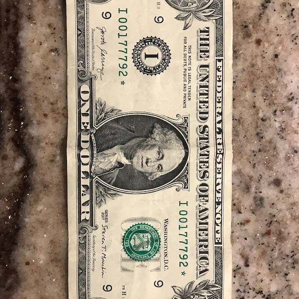 2017 Star Note Dollar Bill - Etsy