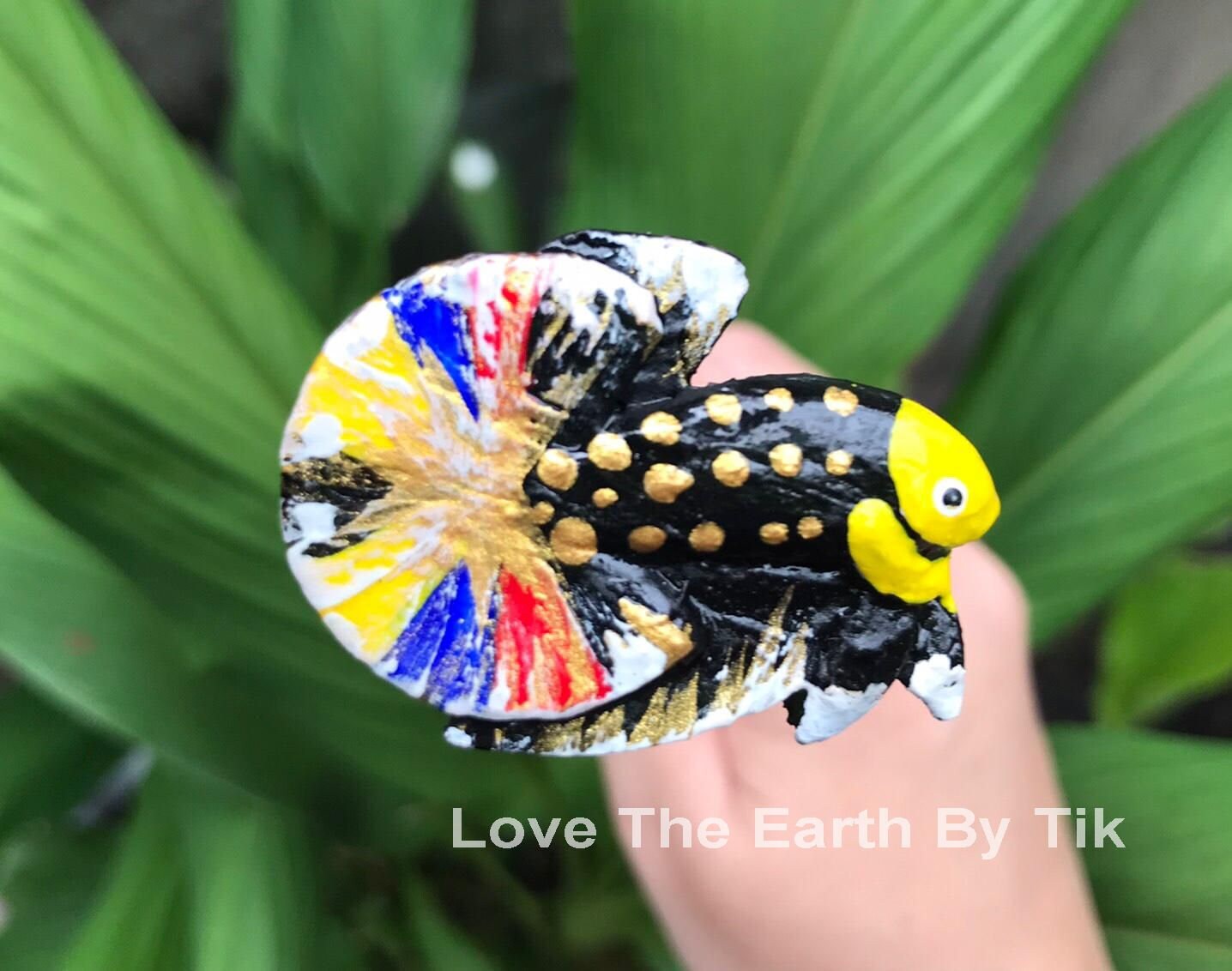 Beautifully Hand Crafted Hand Painted Betta Flare Trainer Stick ...