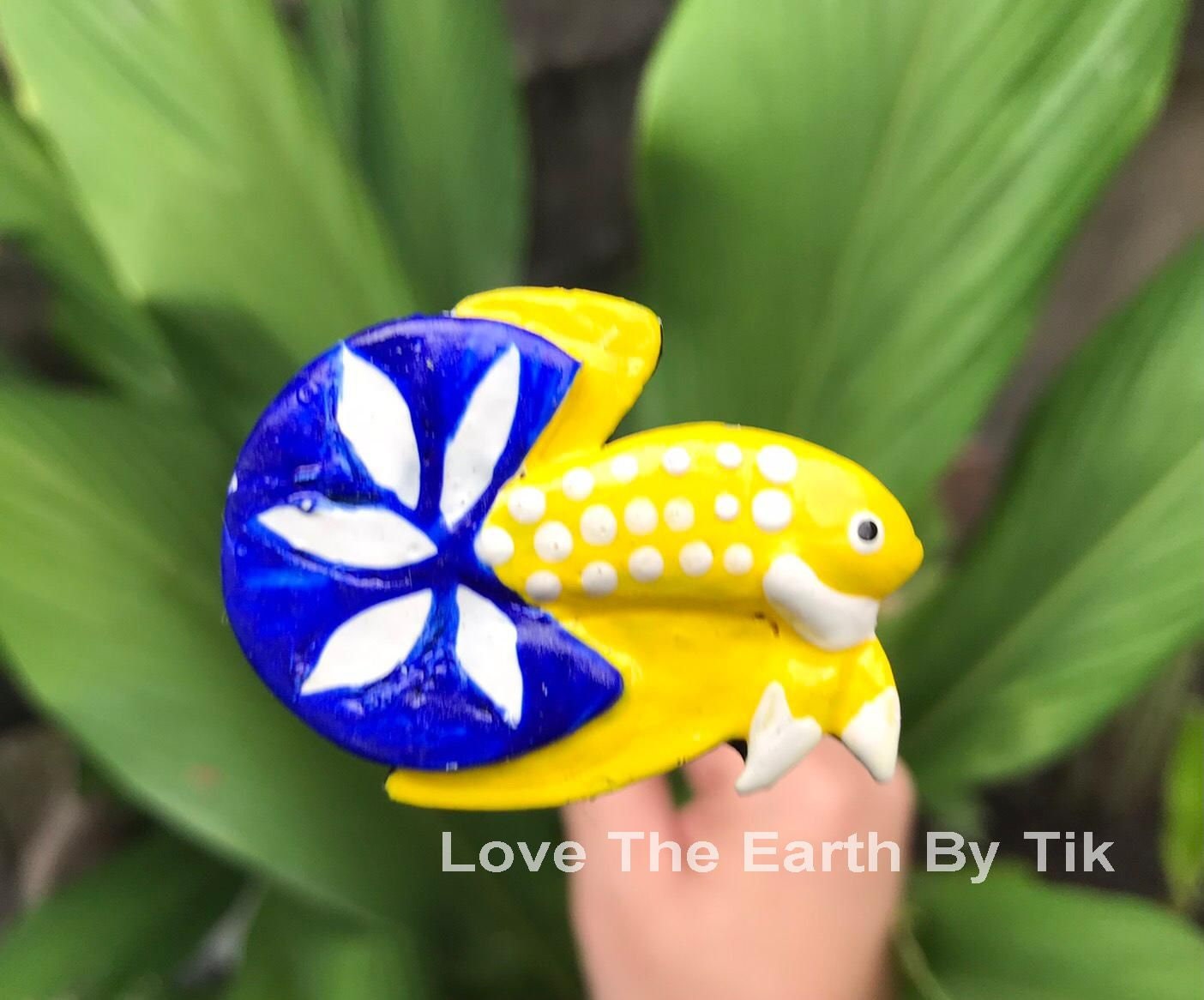 Beautifully Hand Crafted Hand Painted Betta Flare Trainer Stick ...