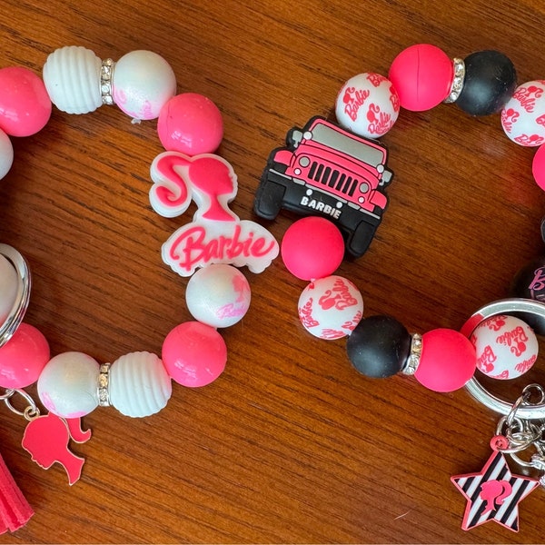 Barbie Themed Keychain - Etsy