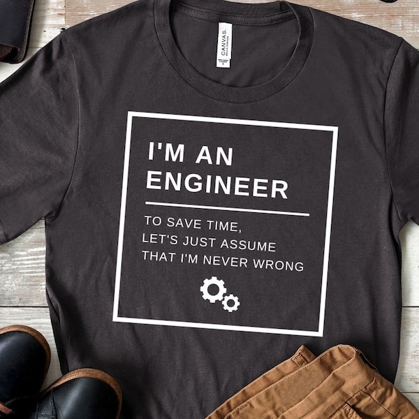 Funny Engineer Shirt - Etsy