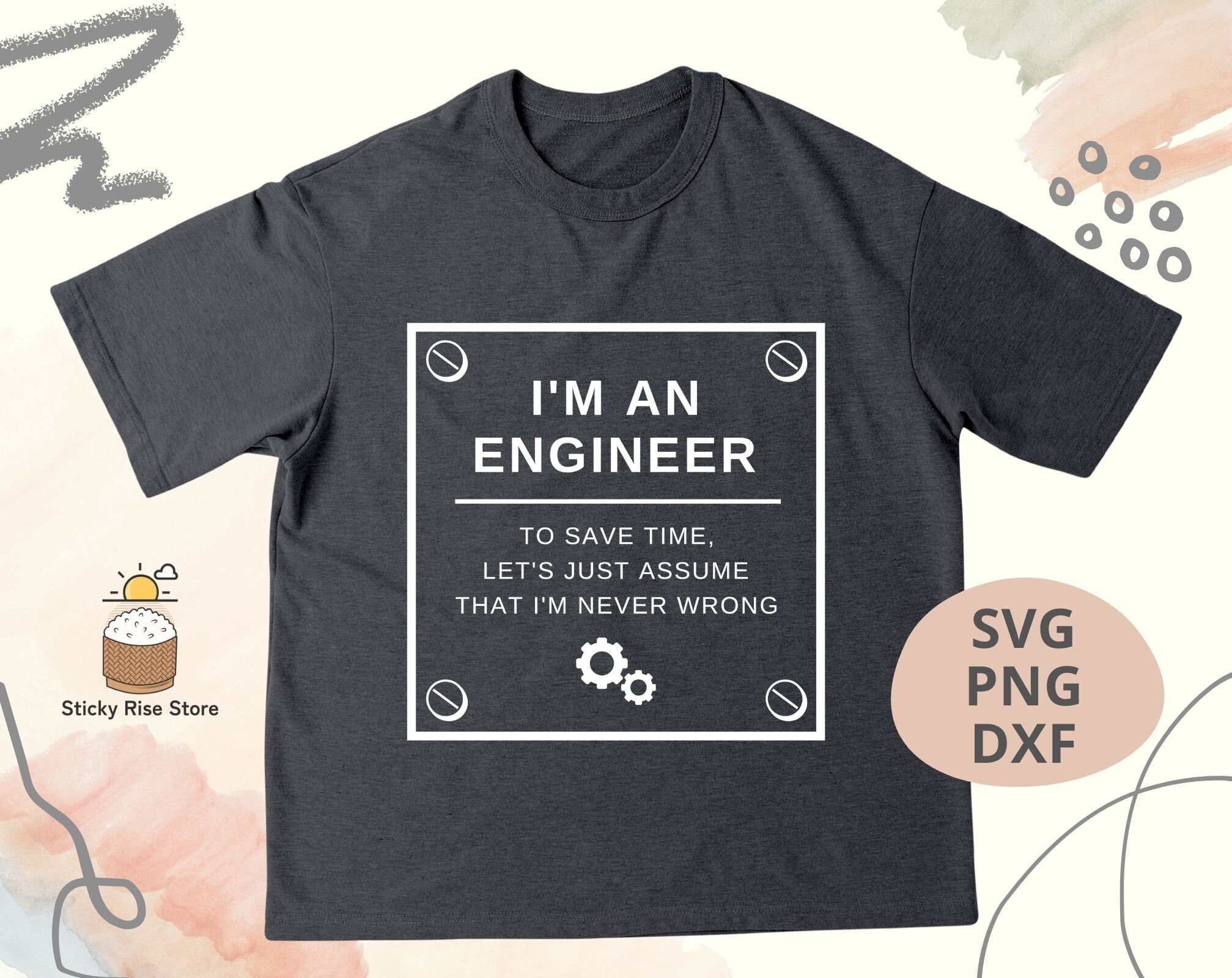 I'm an Engineer Svg, Engineer Never Wrong SVG, Funny Engineer Shirt ...
