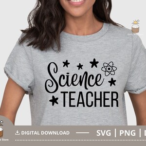 Science Teacher SVG PNG, Science Squad Svg, Science Teacher Shirt ...