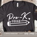 Pre-k Squad SVG, Pre K Teacher Shirt Svg, Pencil Design, Preschool SVG ...