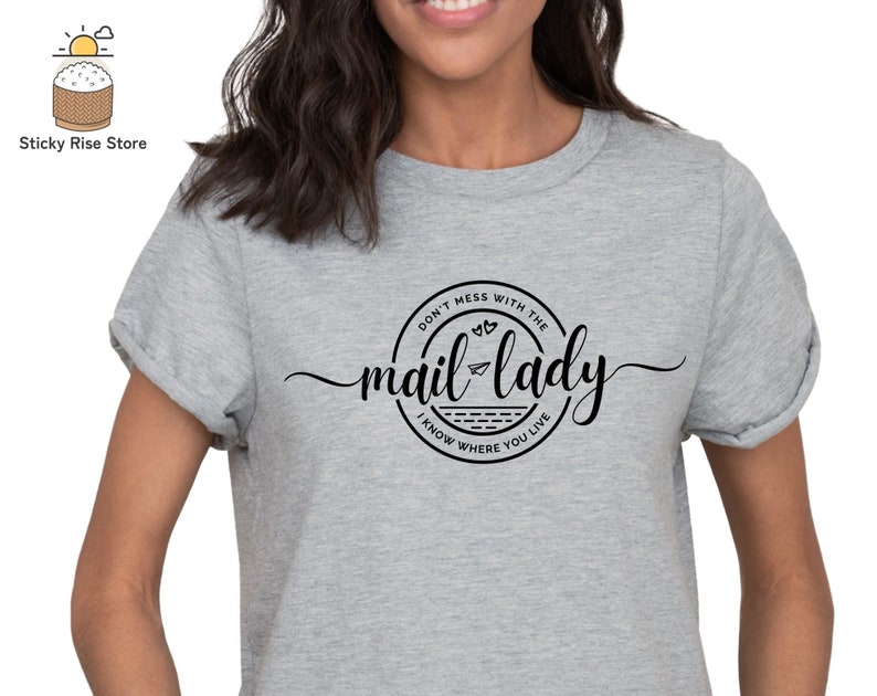 Don't Mess With the Mail Lady Svg, Funny Women Mail Carrier Svg, Postal ...