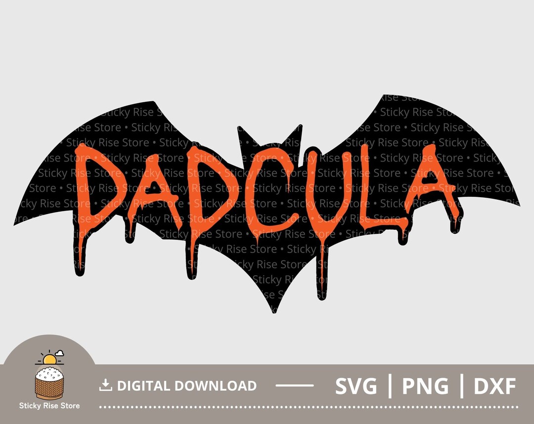 Dadcula SVG PNG, Halloween Dad Svg, Spooky Dad Svg, Vampire Svg, Happy ...