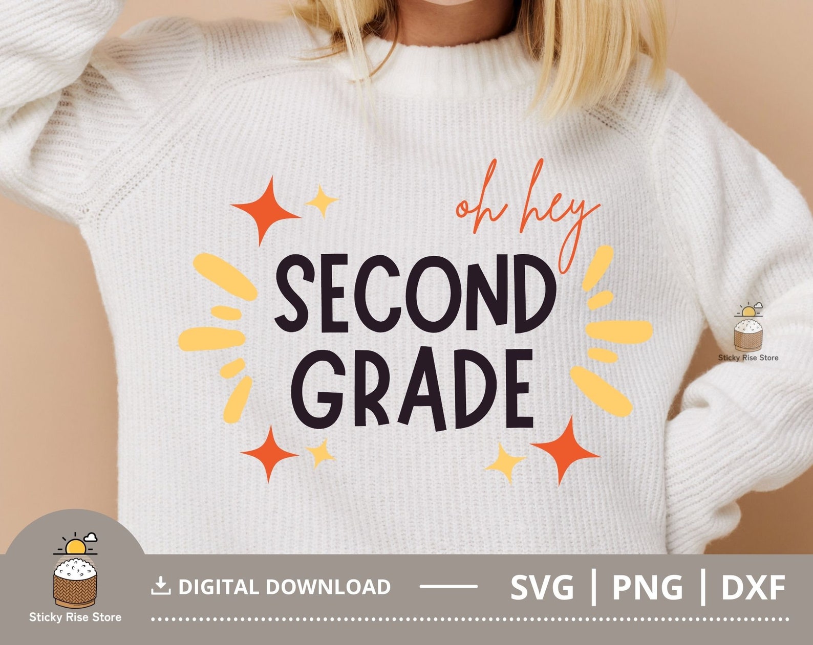 Oh Hey Second Grade Svg Png Back to School Svg First Day of - Etsy