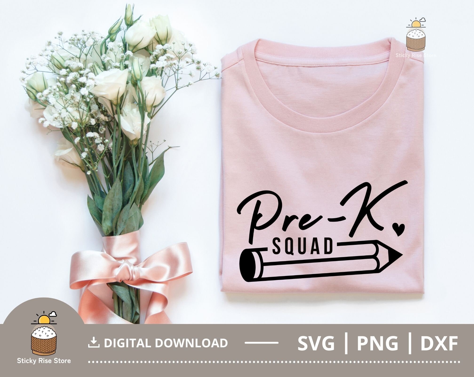 Pre-k Squad SVG Pre K Teacher Shirt Svg Pencil Design - Etsy