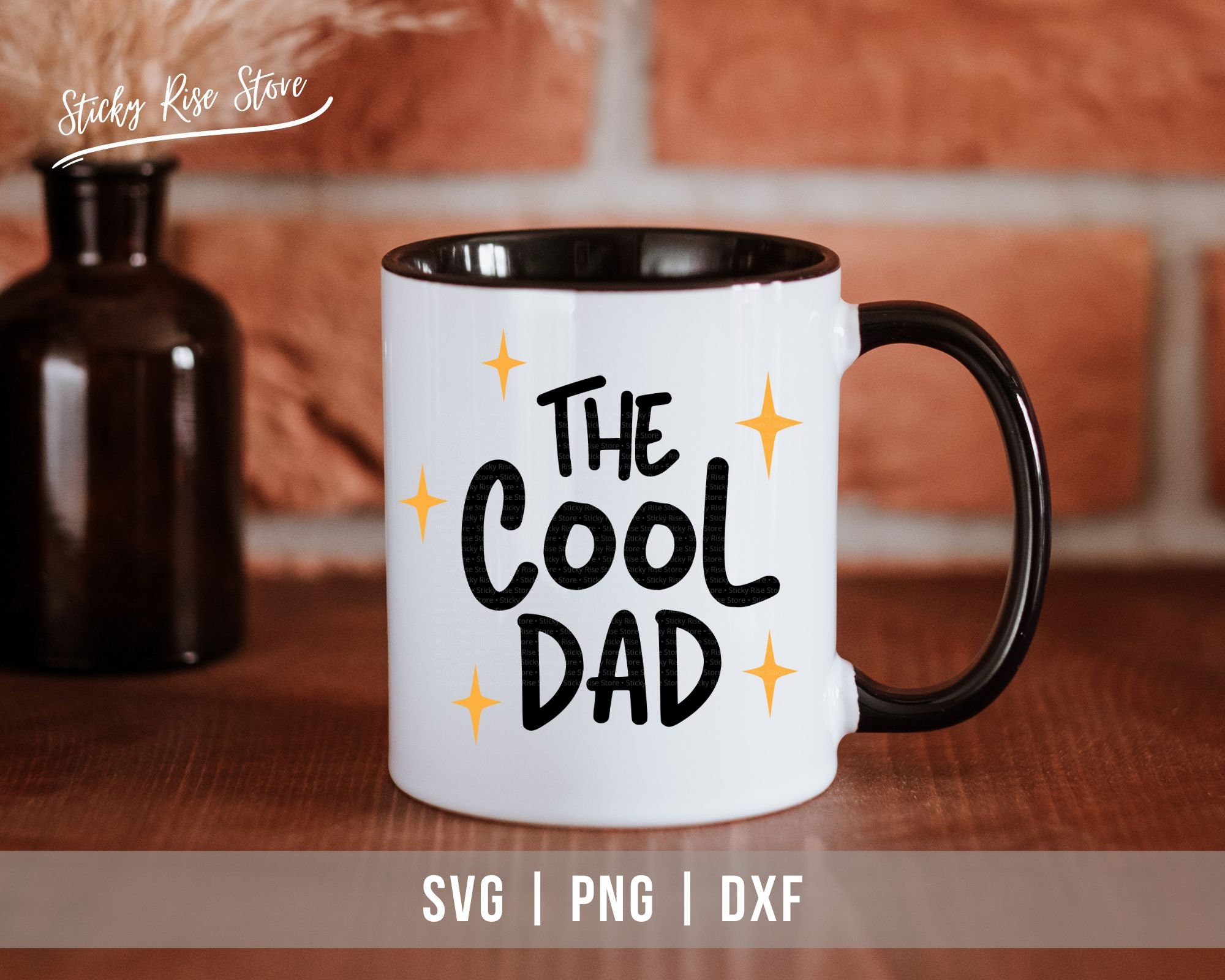 The Cool Dad SVG PNG, Best Dad Ever SVG, Cute Dad Shirt Svg, Father's ...