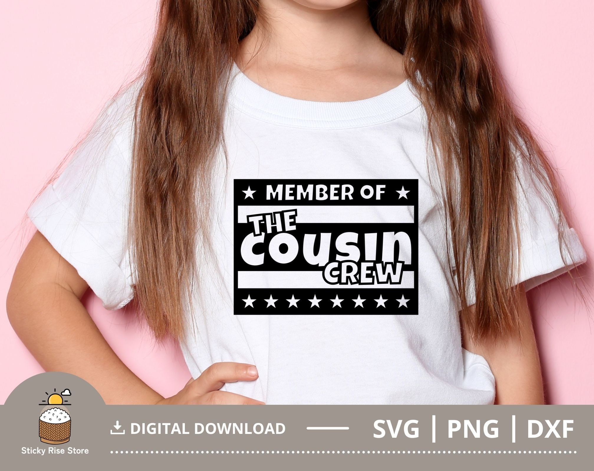 Member of the Cousin Crew Svg, Cousin Svg, Cousin Squad Png, Family ...