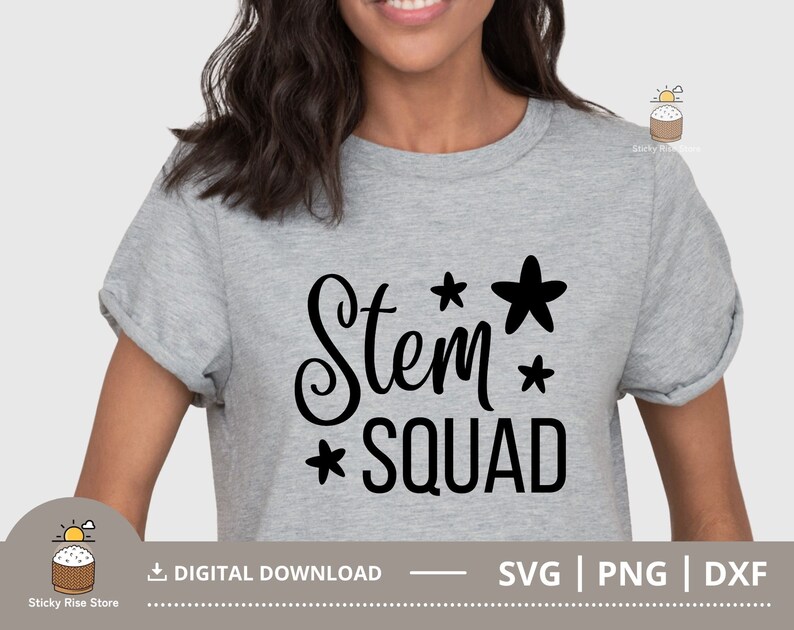 Stem Squad Svg Png Stem Teacher Svg Science Technology - Etsy