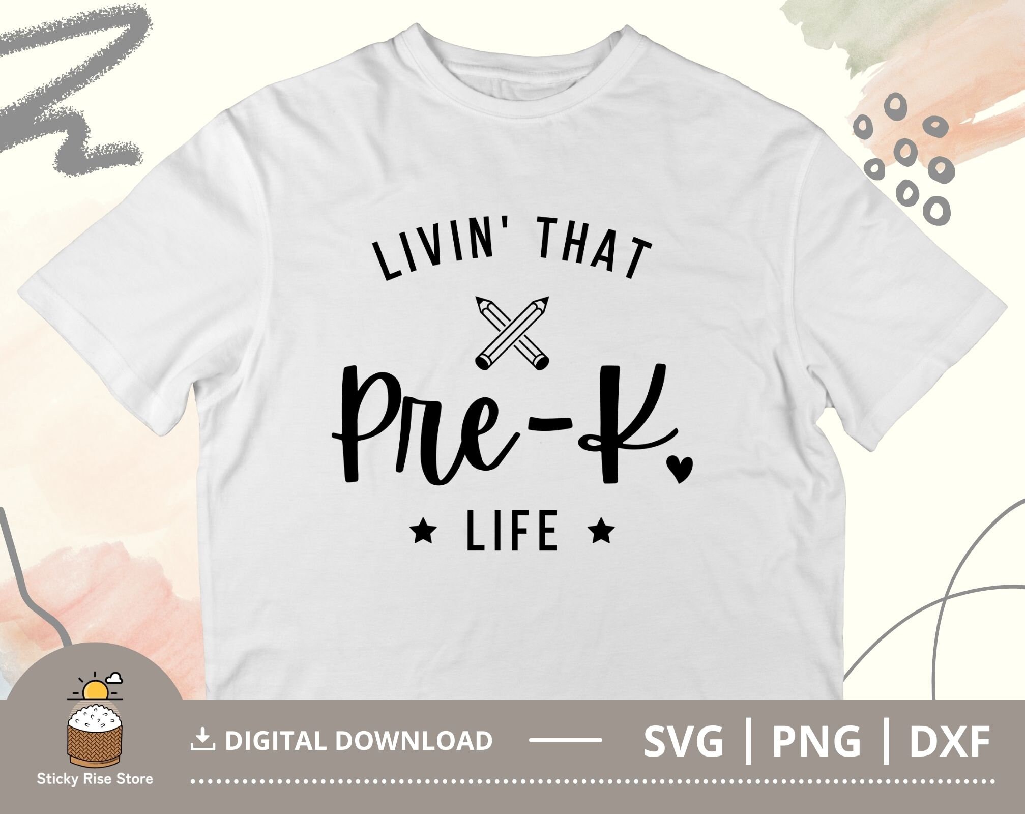 Livin That Pre-k Life SVG Pre K SVG PNG Preschool Svg Prek - Etsy UK