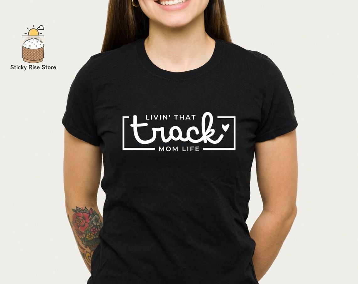 Livin That Track Mom Life Svg Png, Track Mom Svg, Track and Field Svg ...
