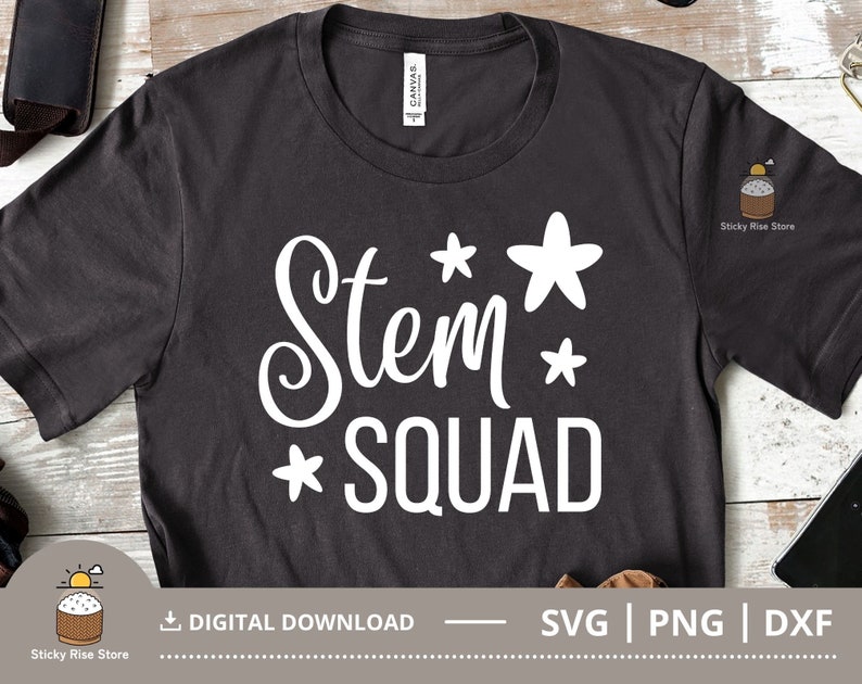 Stem Squad Svg Png Stem Teacher Svg Science Technology - Etsy