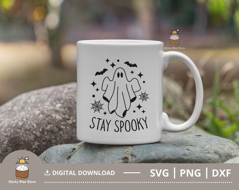 Stay Spooky Svg Ghost Svg Bat Svg Halloween Shirt Svg - Etsy