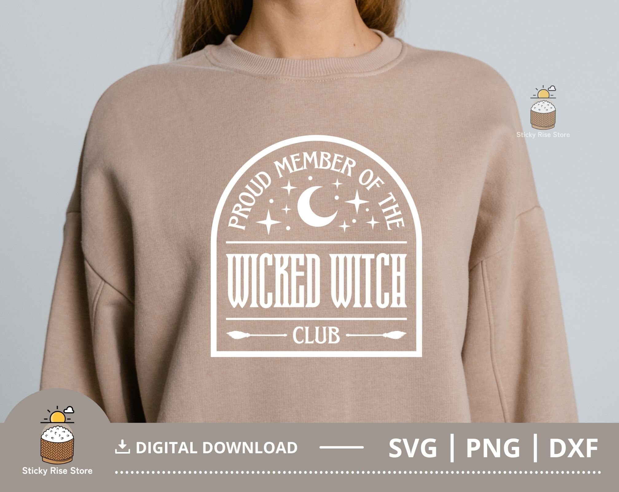Proud Member Witch Club Svg, Wicked Witch Svg, Bad Witch Svg, Halloween ...