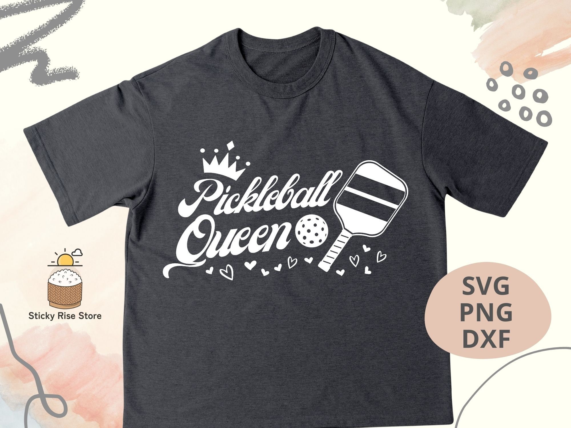 Pickleball Queen Svg, Pickleball Queen Png, Pickleball Svg, Digital ...