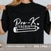 Pre-k Teacher SVG Pre K Squad Shirt Svg Pencil Design - Etsy