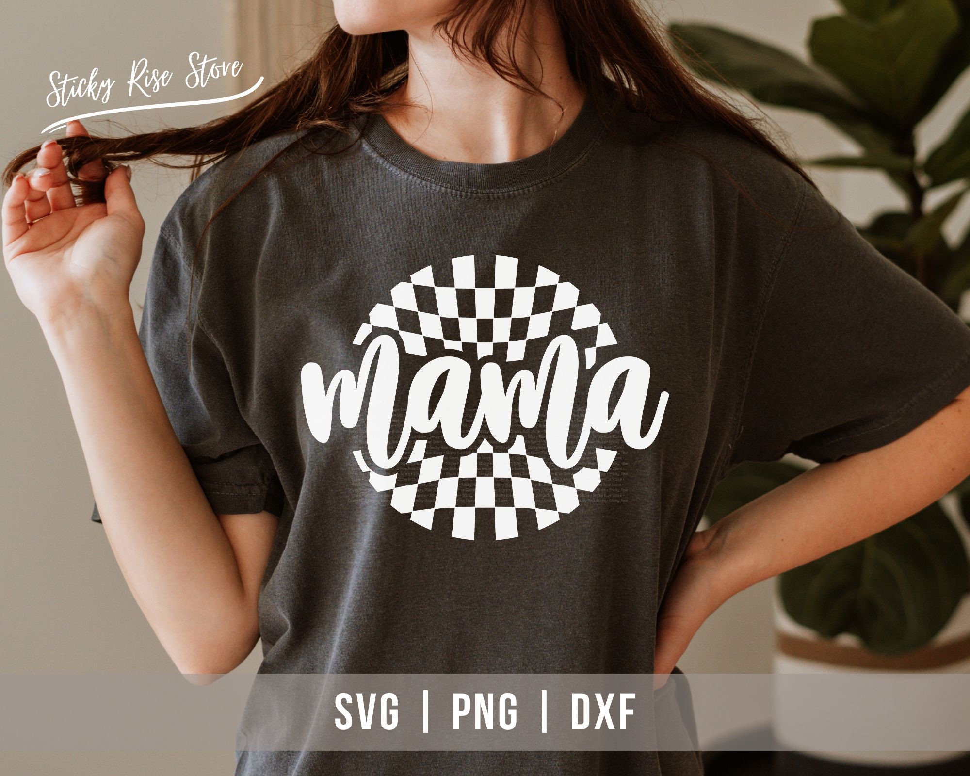 Mama Svg, Checkered Flag Svg, Mother's Day Gifts, Retro Mom Svg, Mom ...