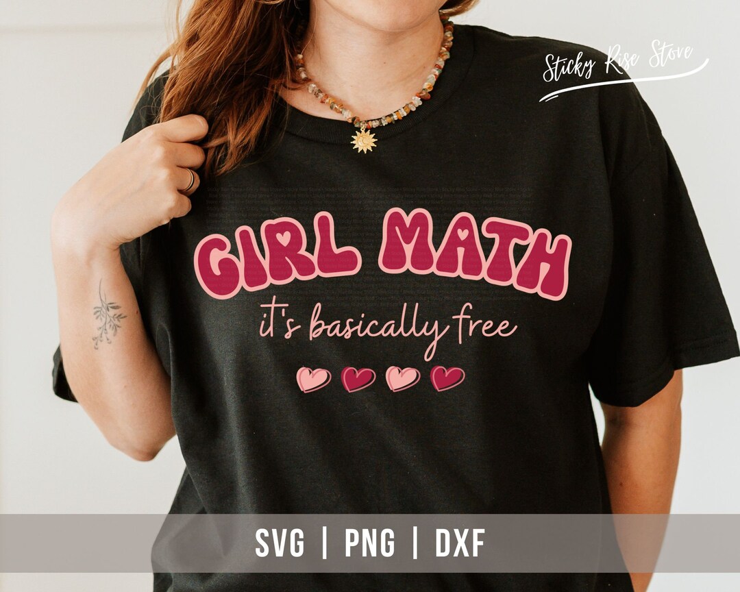 Girl Math Svg Png, Cute Girl Math Shirt, Funny Quote Trend Png, Girl ...