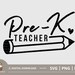 Pre-k Teacher SVG Pre K Squad Shirt Svg Pencil Design - Etsy