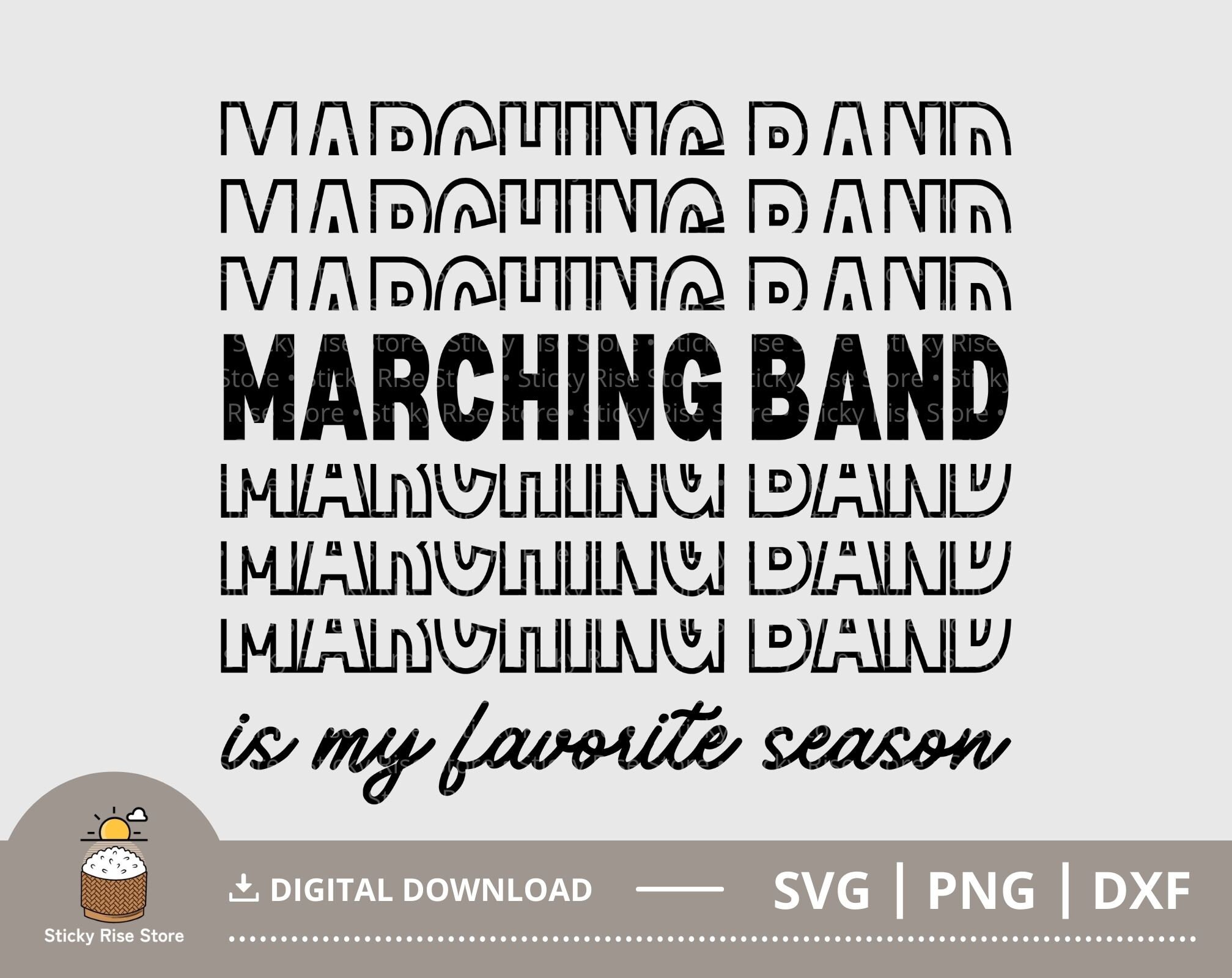 Marching Band is My Favorite Season Svg, Band Mom Svg, Band Svg ...