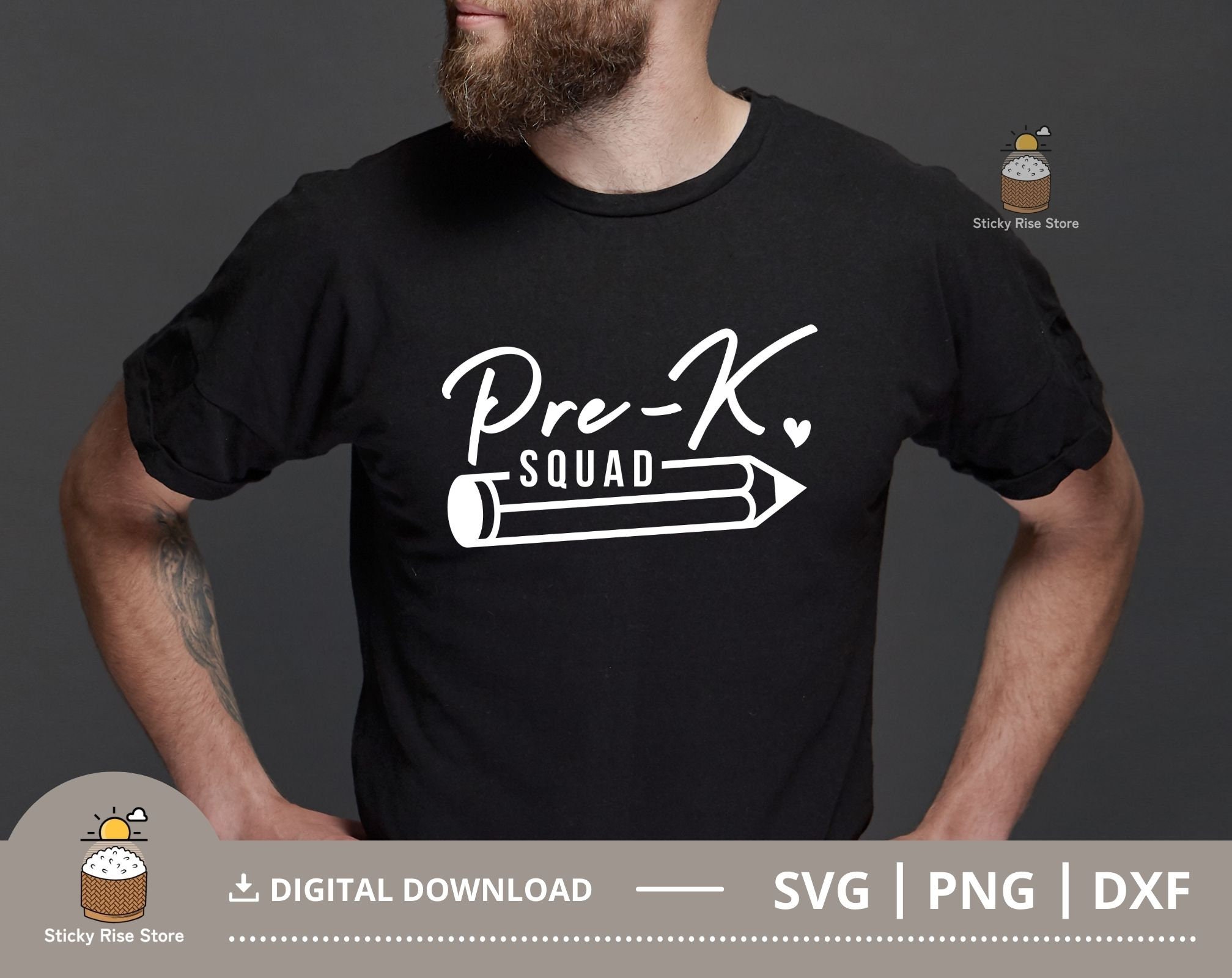 Pre-k Squad SVG Pre K Teacher Shirt Svg Pencil Design - Etsy