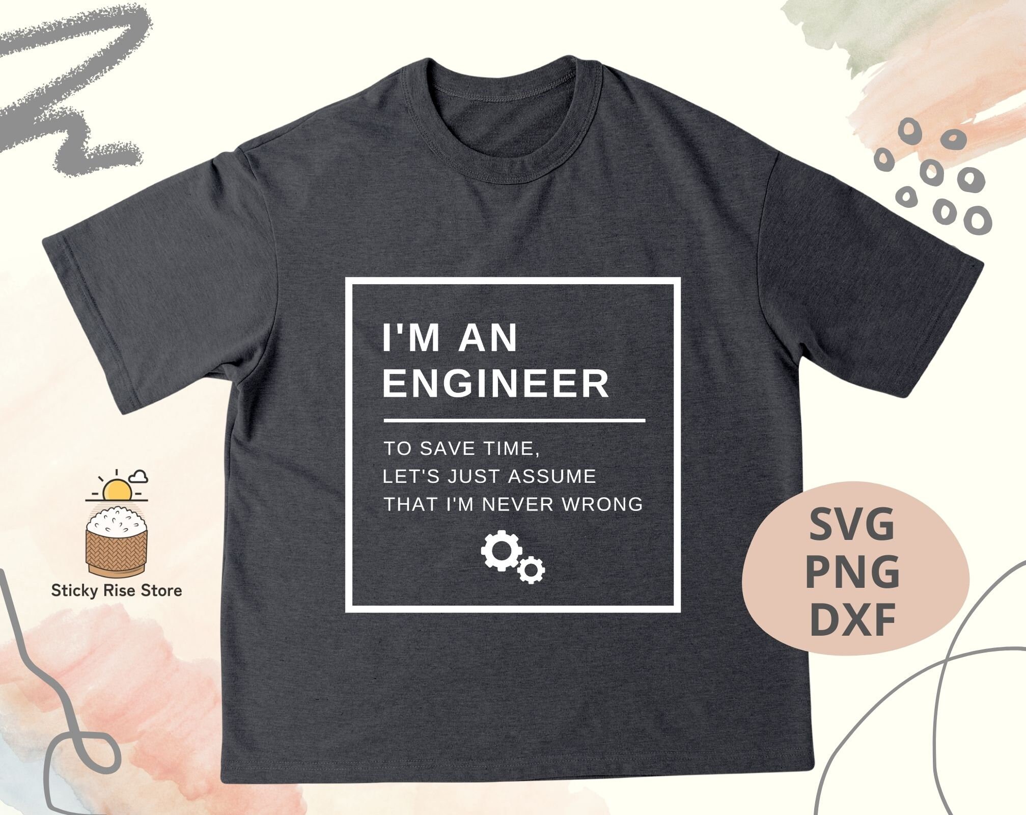 I'm an Engineer Svg, Engineer Never Wrong SVG, Funny Engineer Shirt ...