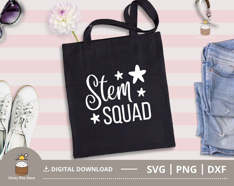 Stem Squad Svg Png Stem Teacher Svg Science Technology | Etsy
