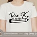 Pre-k Teacher SVG Pre K Squad Shirt Svg Pencil Design - Etsy