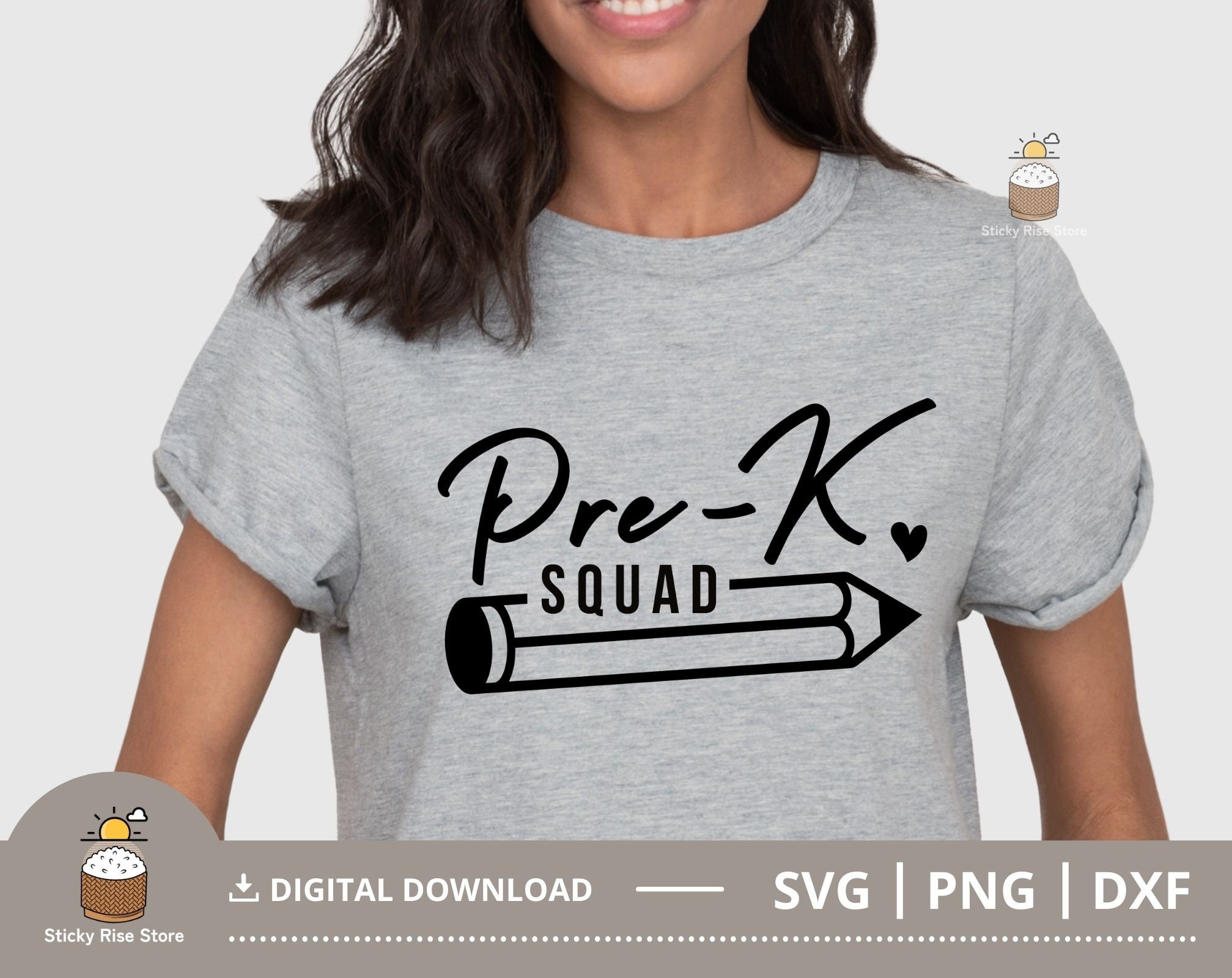 Pre-k Squad SVG, Pre K Teacher Shirt Svg, Pencil Design, Preschool SVG ...