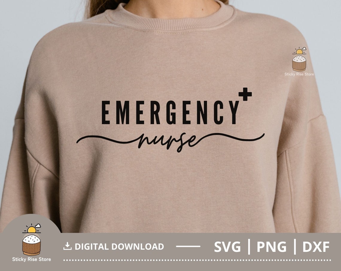 Emergency Nurse Svg Png, ER Nurse Svg, Nursing Svg, Nurse Life Svg ...